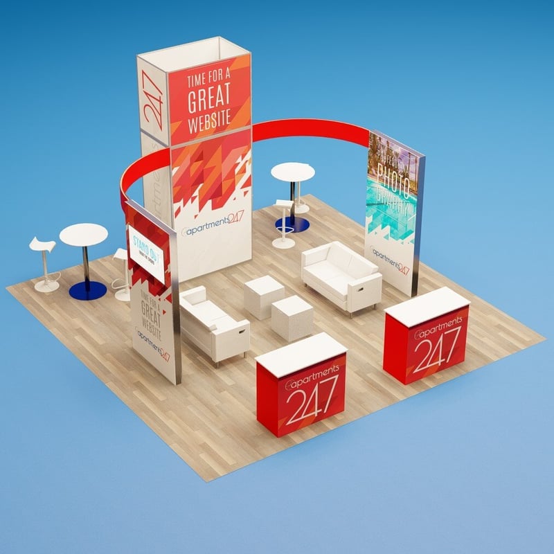 Island Trade Show Displays | World Class Graphics & Displays